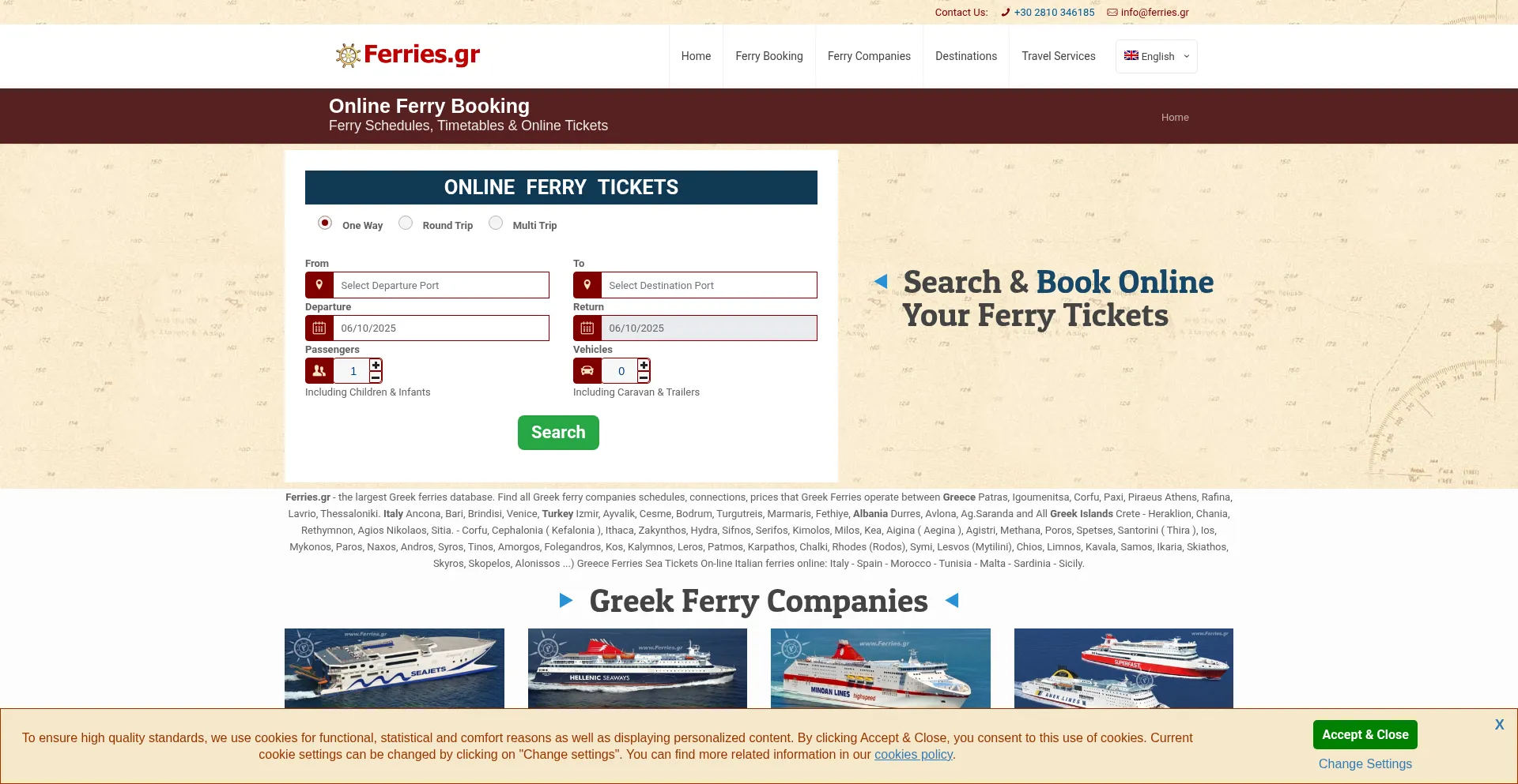 Ferries.gr Comentários – Este Site é Seguro e Confiável?
